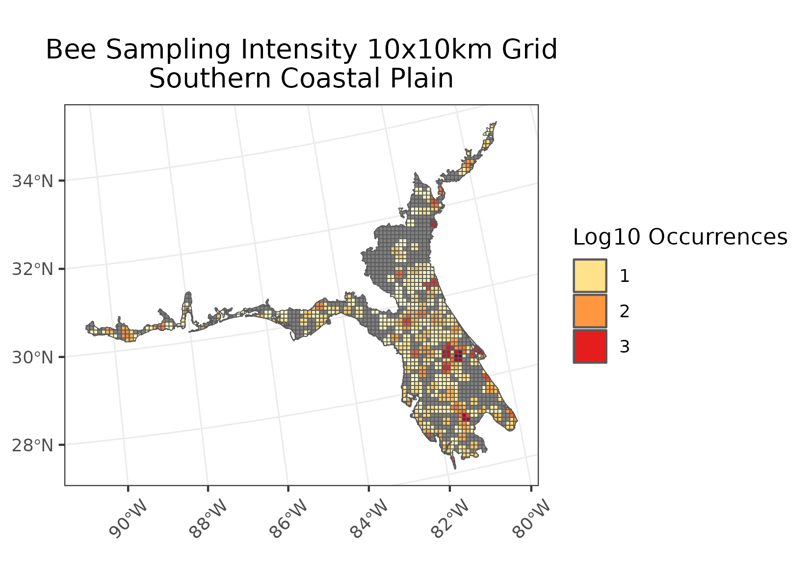 Southern Coastal Plain | Pollen Project Mapping