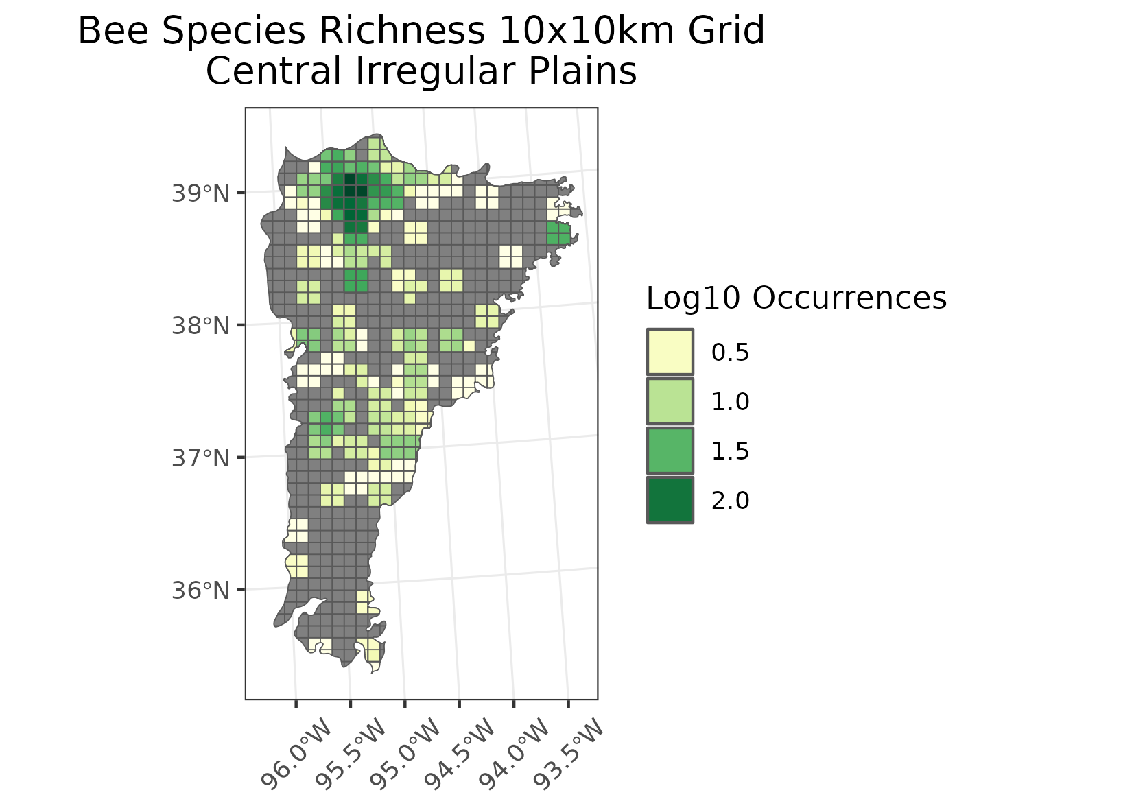 Central Irregular Plains | Pollen Project Mapping