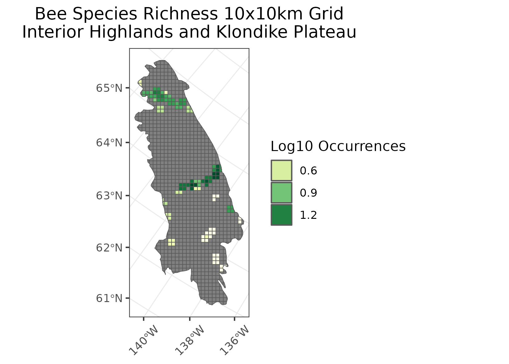 Interior Highlands and Klondike Plateau | Pollen Project Mapping