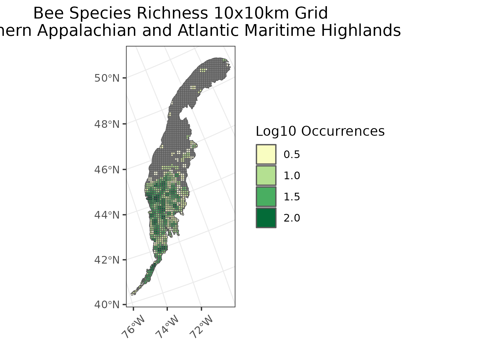 Northern Appalachian and Atlantic Maritime Highlands | Pollen Project Mapping